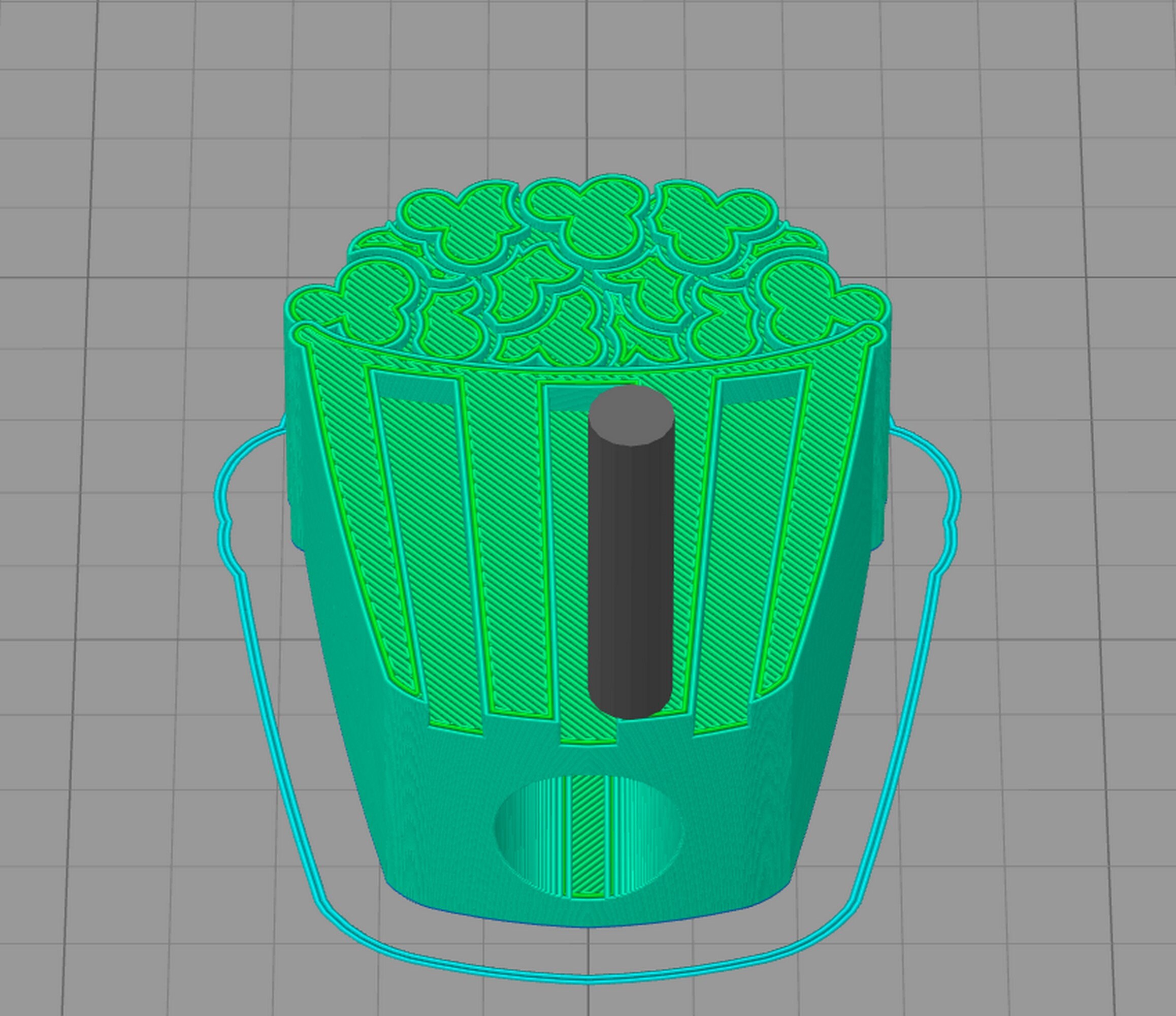 Popcorn Straw Topper, STL File for 3d Printing, 3d Print STL File ...