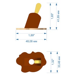 Ice Cream Straw Topper, Dessert STL File for 3d Printing, 3d Print Stl ...