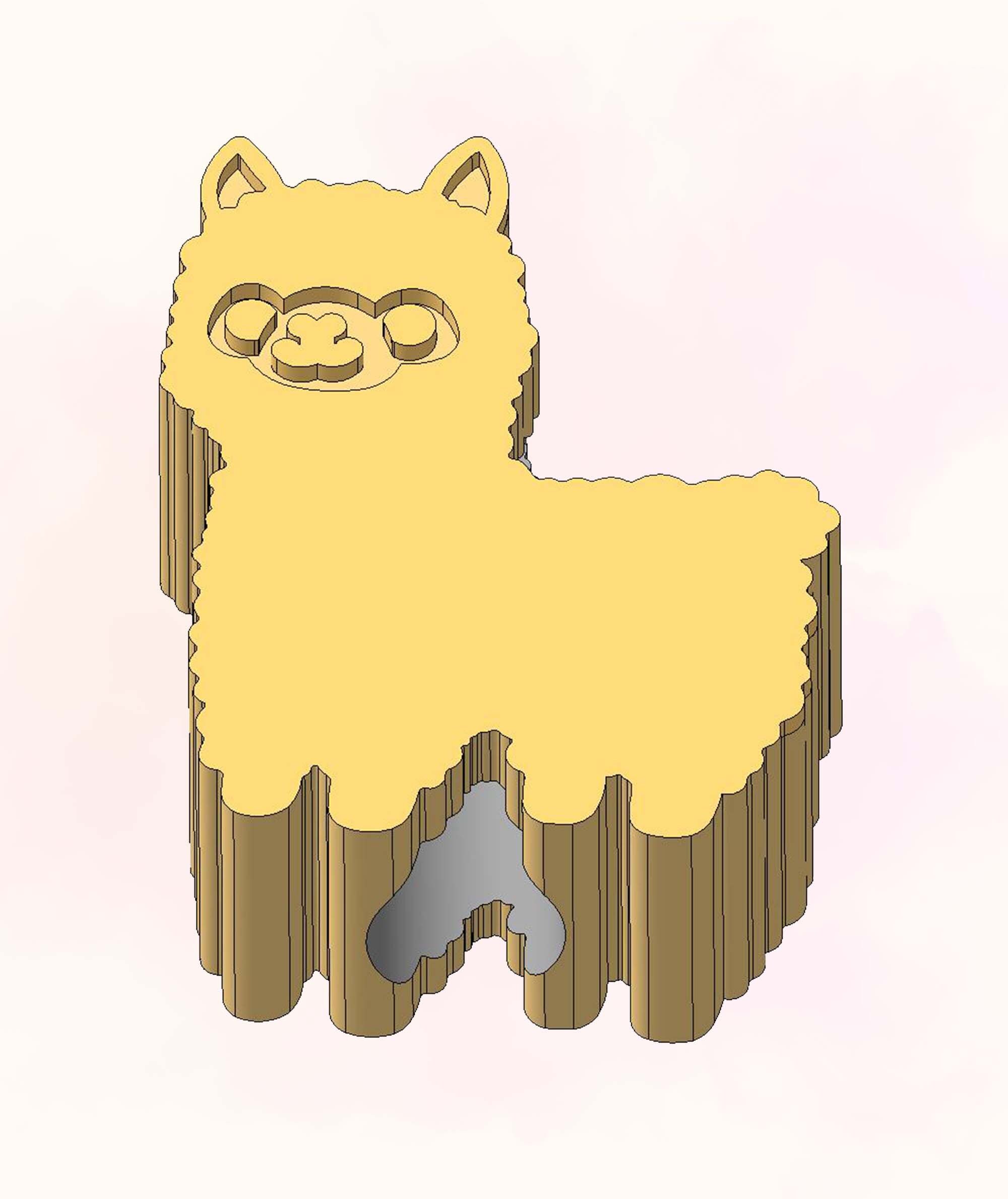 Llama Straw Topper STL File for 3d Printing 3d Print Stl - Etsy