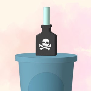 Magic Potion Bottles Stl, Poison Bottle Stl, Witches Bottle, Straw ...