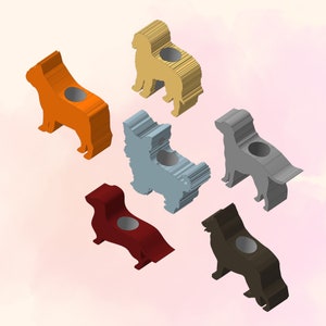 Favorite Pets Straw Topper STL File for 3D Printing, for 11.00 Straws ...