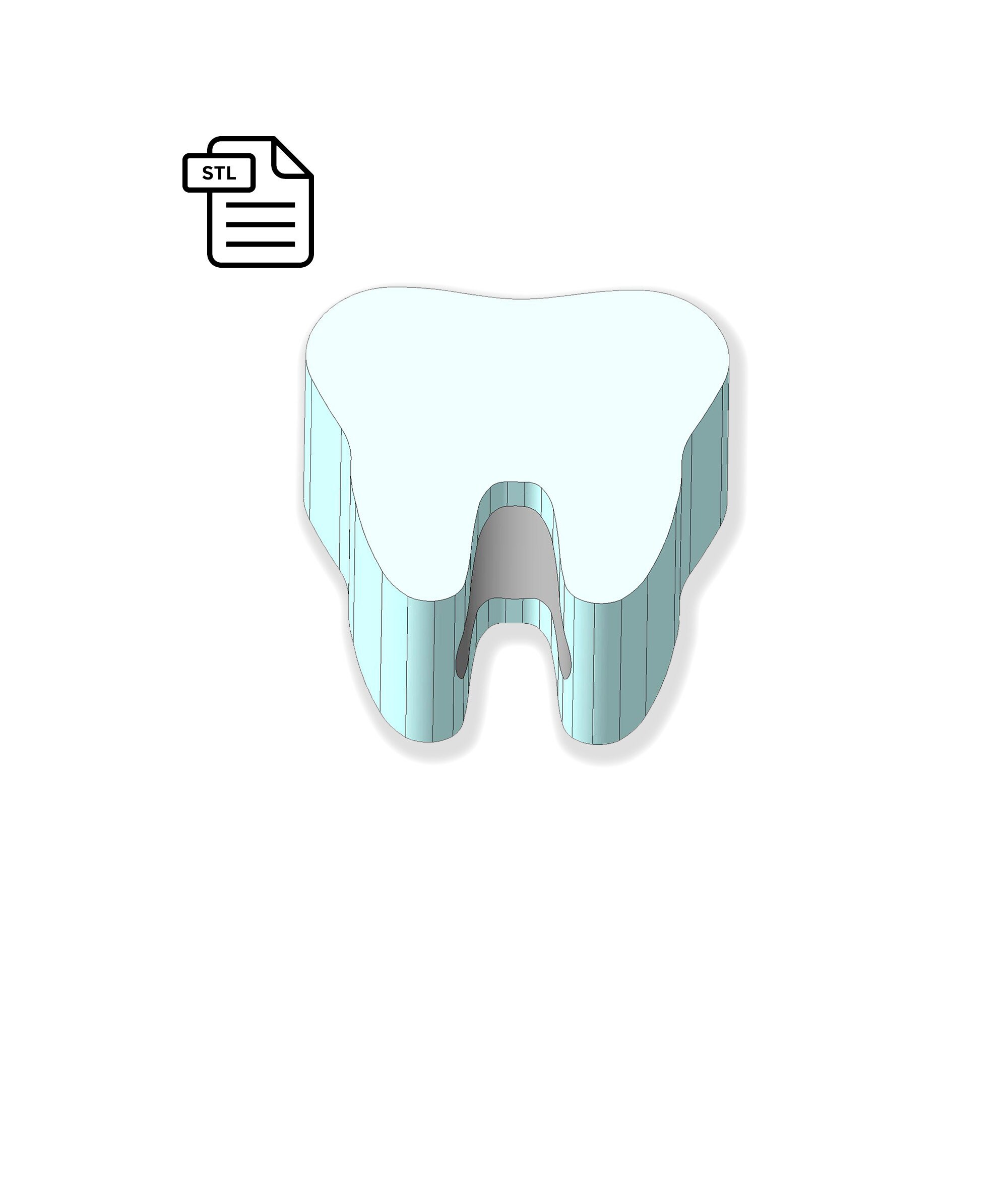 Tooth Straw Topper STL File for 3D Printing, Dentist Day-digital ...