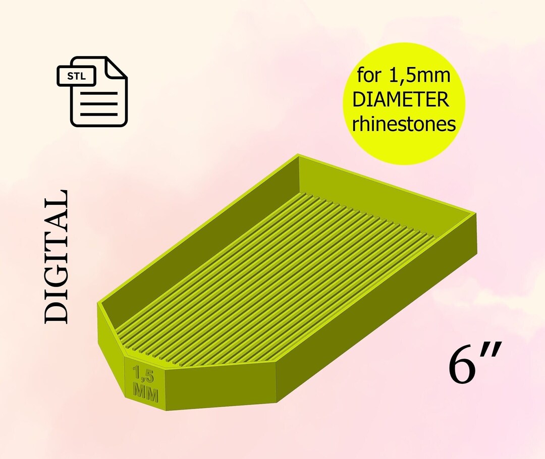 Diamond Painting Tray Stl File for 3d Printing, 1.5 Mm, Handmade, DIY ...