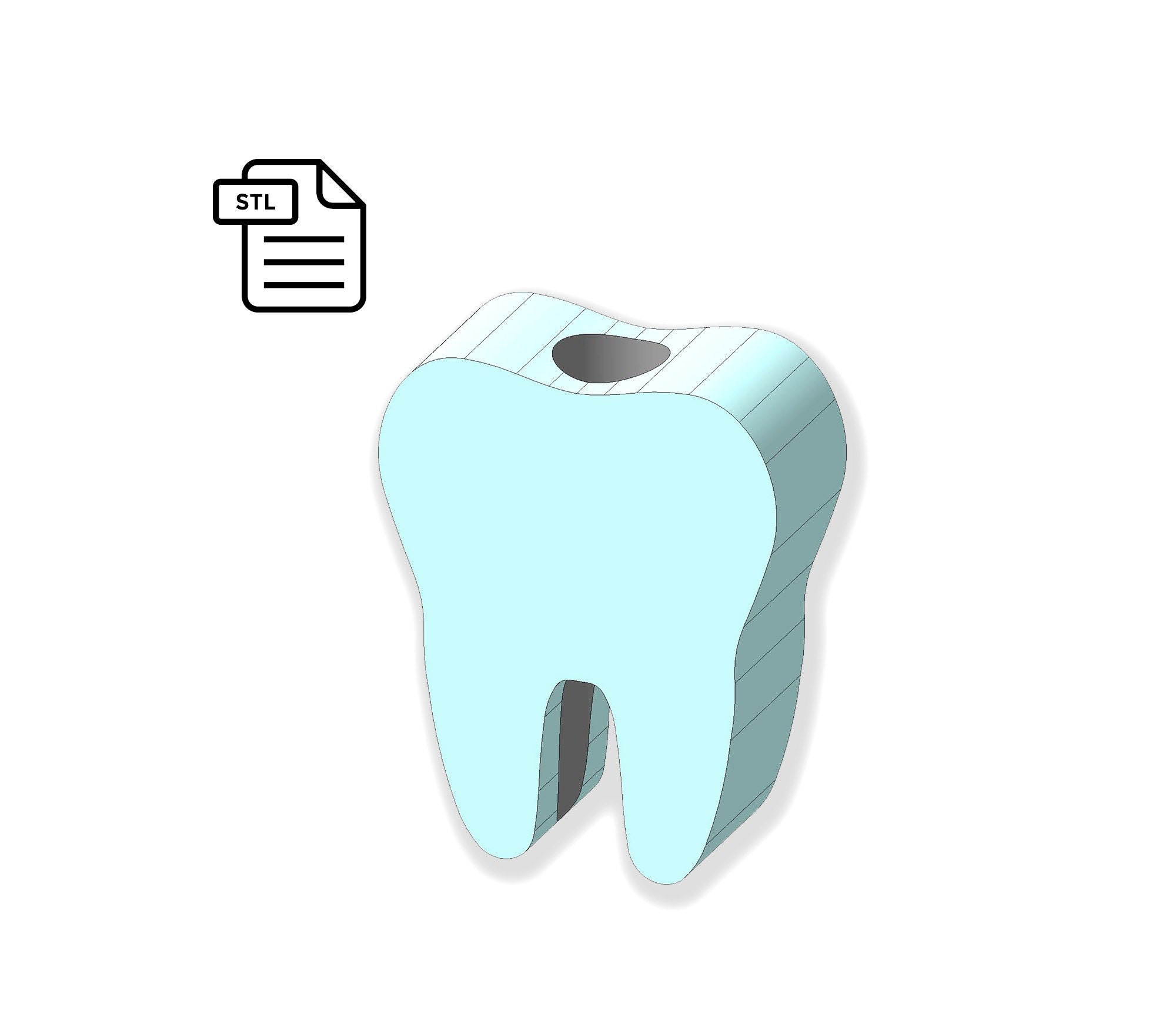 Tooth Straw Topper STL File for 3D Printing Dentist - Etsy