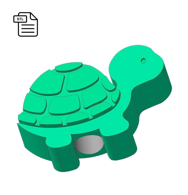 Sea Turtle Straw Topper STL File 3D Printing Baby Shower - Etsy