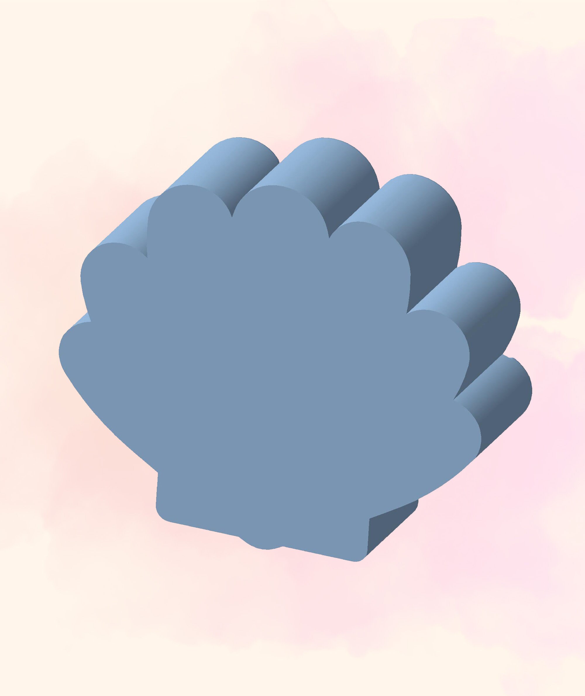 Straw Cover Seashell, Straw Topper STL File for 3d Printing, Summer ...