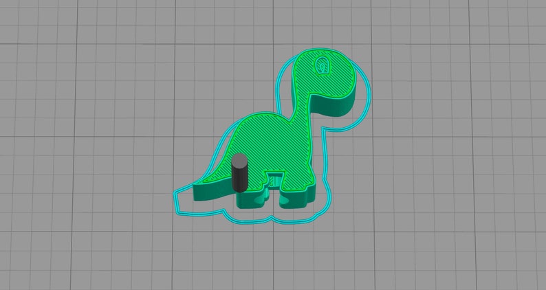 Dinosaur Straw Topper STL File for 3D Printing Party Favors - Etsy
