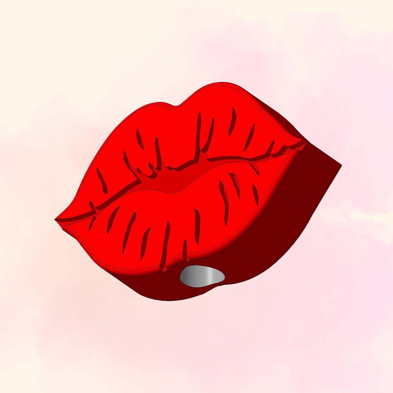 Lips, Straw Topper STL File for 3D Printing, 30 OZ, 40 OZ, Valentine's ...