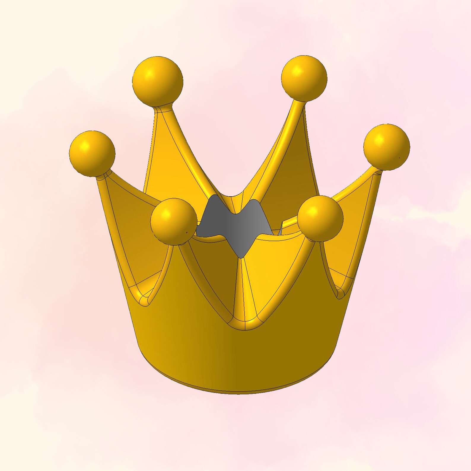 Mini Crown Straw Topper STL File for 3D Printing Birthday - Etsy