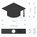 Graduation Cap 3d Print File, Straw Topper, STL File for 3d Printing ...