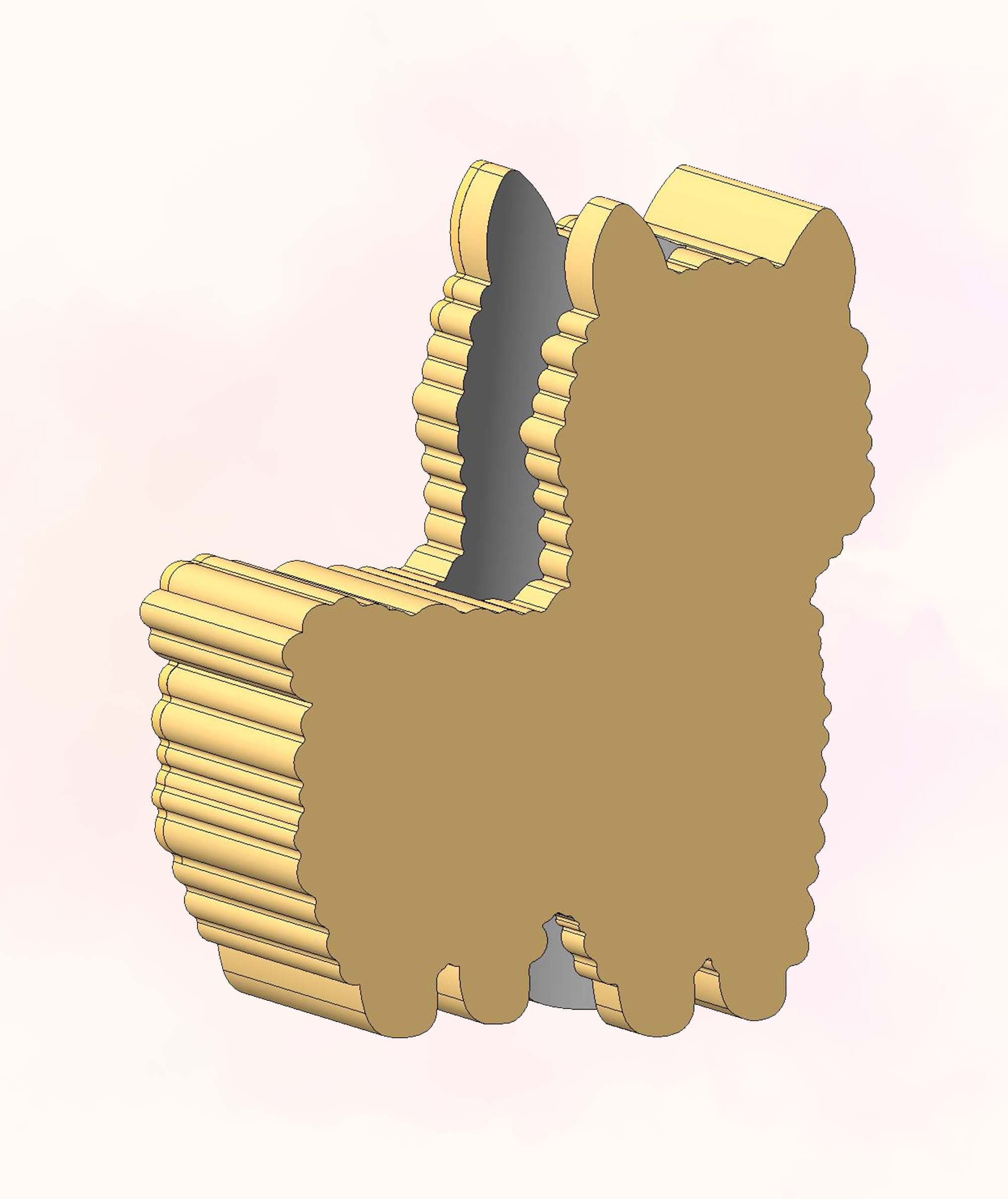 Llama Straw Topper STL File for 3d Printing 3d Print Stl - Etsy