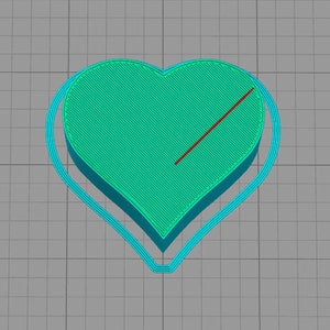 Heart STL File for 3D Printing, Valentine's Day, Love, Holiday, Mother ...