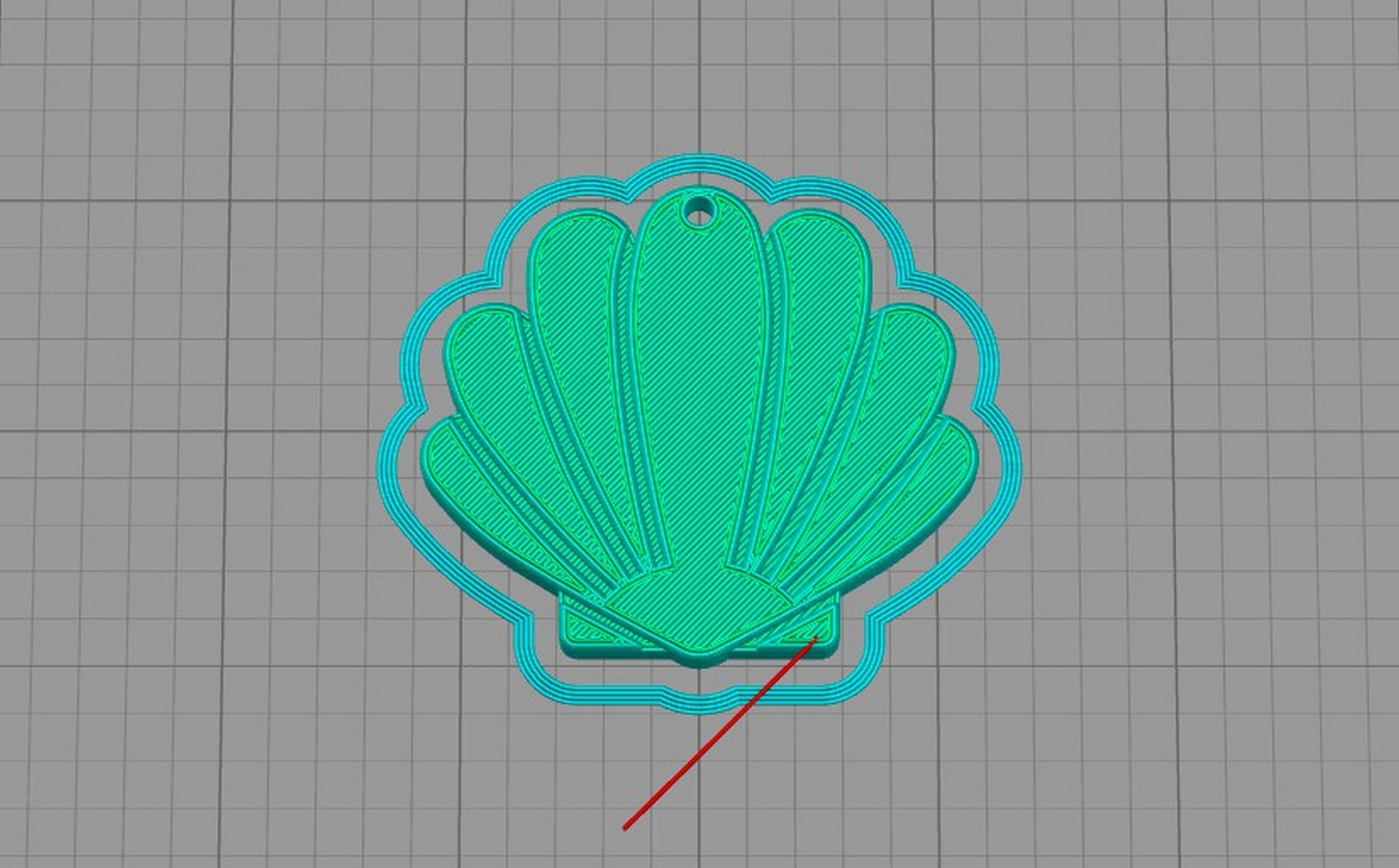 Keychain Seashell Stl File for 3D Printing, Keyring, Personalized Key ...