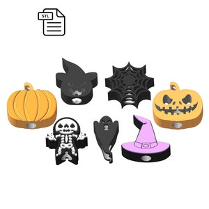 Bundle Halloween Straw Topper, Stl File 3D Printing, Halloween ...