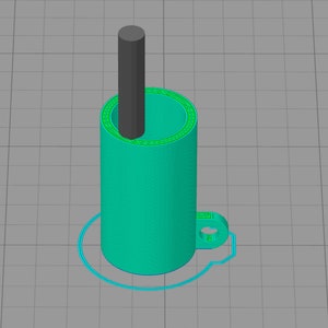 Simple Straw Cover With Attachment for a Charm, STL File for 3D ...