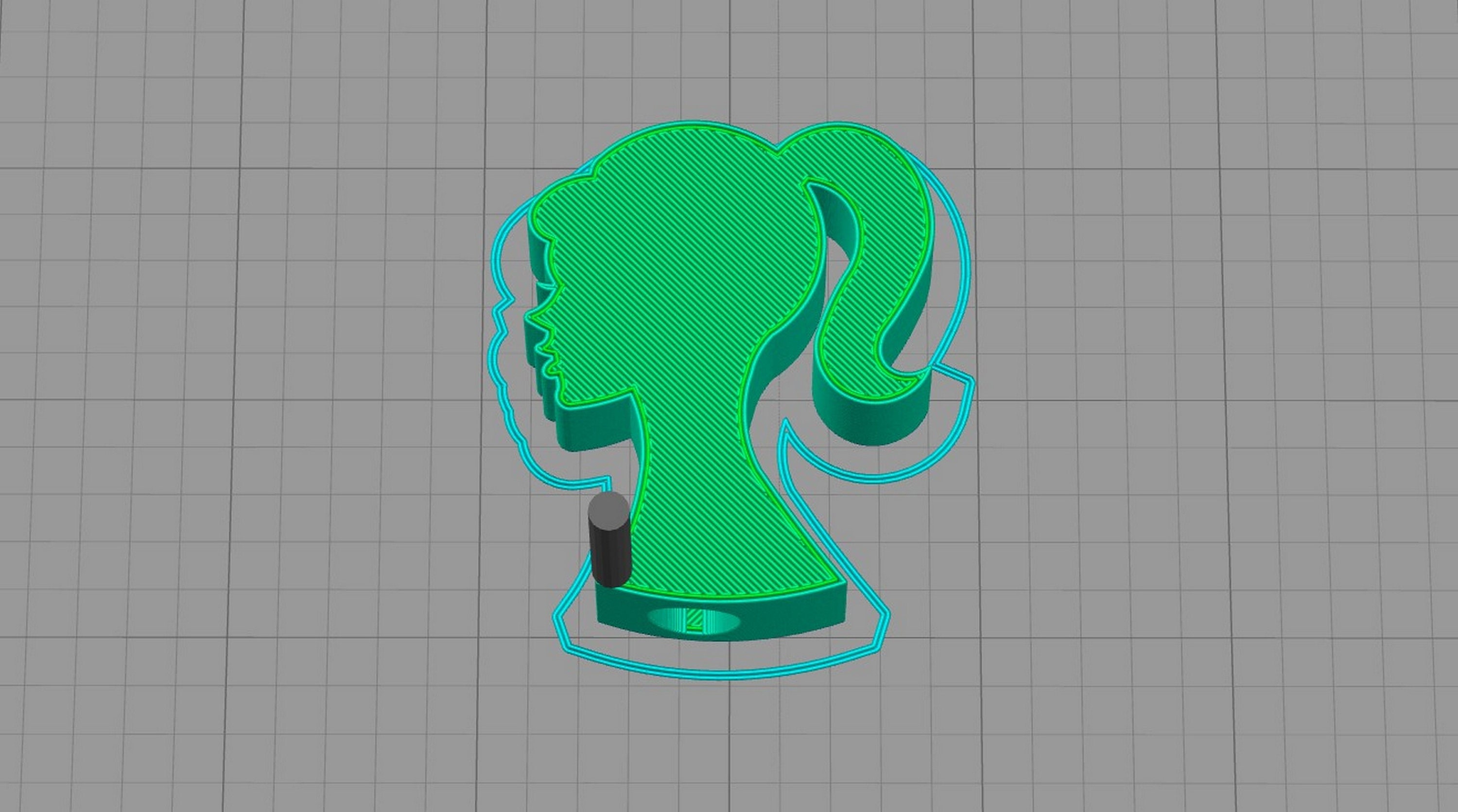 Princess Girl Straw Topper STL File for 3d Printing 3d Print - Etsy