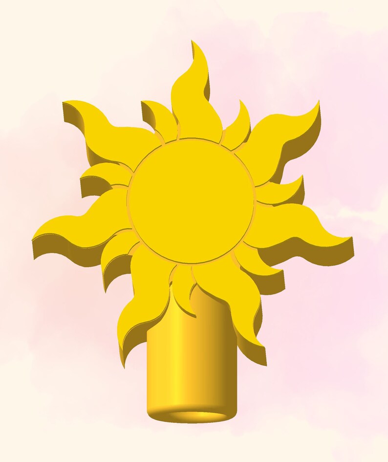 Sun Straw Topper STL File for 3D Printing Baby Shower Happy - Etsy