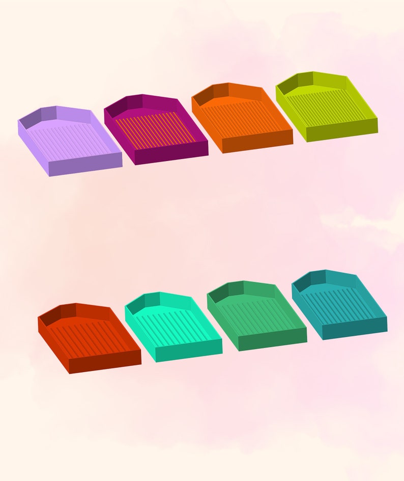 8 Rhinestone Sorting Trays, Stl Files for 3d Printing/ Handmade/ DIY ...