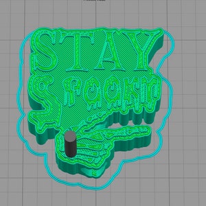 Stay Spooky, Halloween Straw Topper, STL File for 3d Printing, 3d Print ...