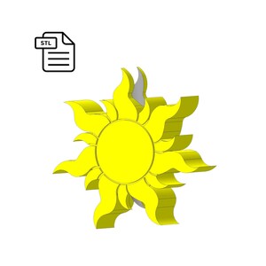 Sun Straw Topper STL File for 3D Printing, Summer Stl File, Baby Shower ...