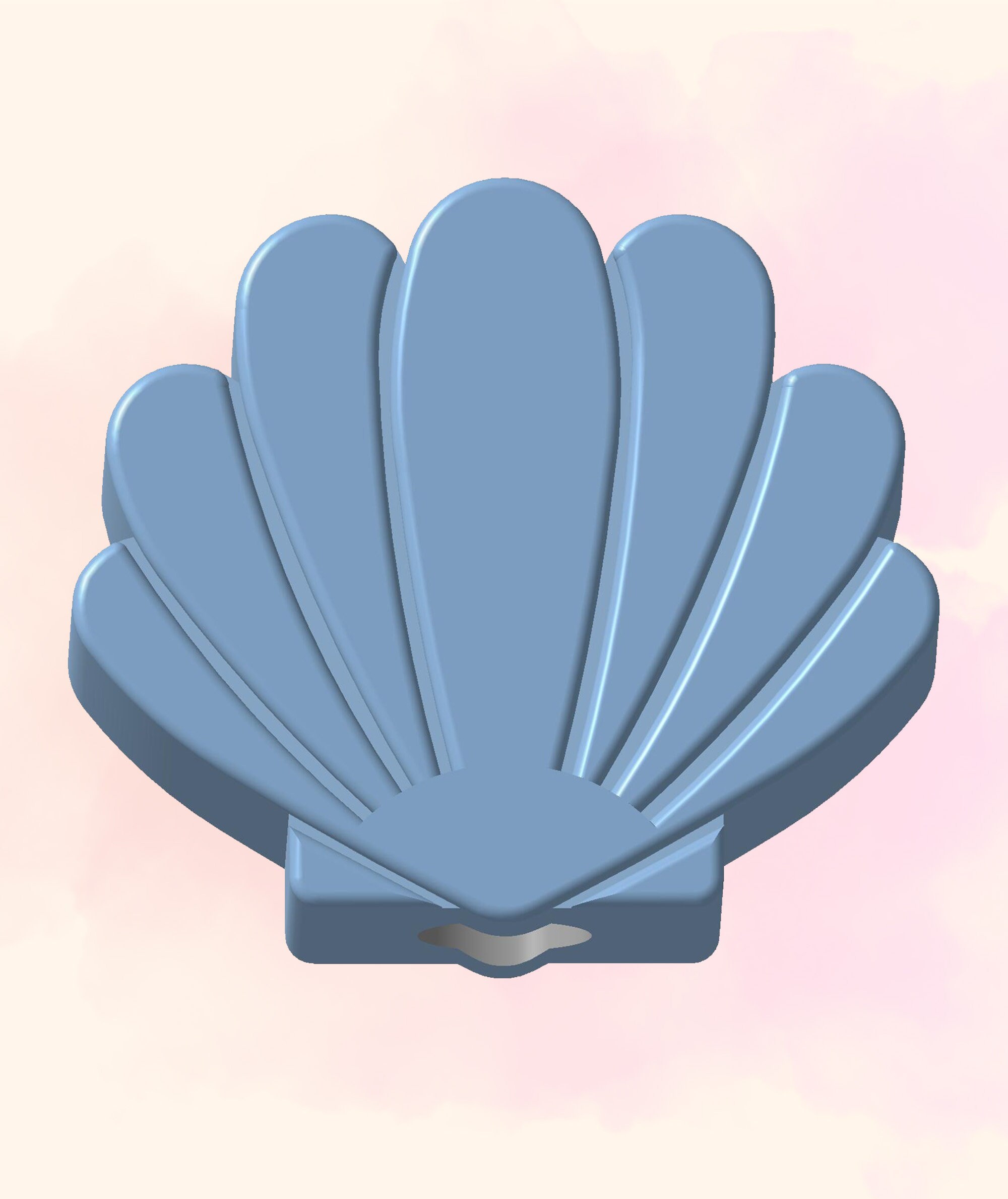 Straw Cover Seashell, Straw Topper STL File for 3d Printing, Summer ...