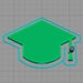 Graduation Cap 3d Print File, Straw Topper, STL File for 3d Printing ...