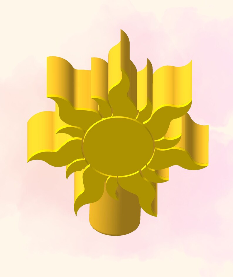 Sun Straw Topper STL File for 3D Printing Baby Shower Happy - Etsy