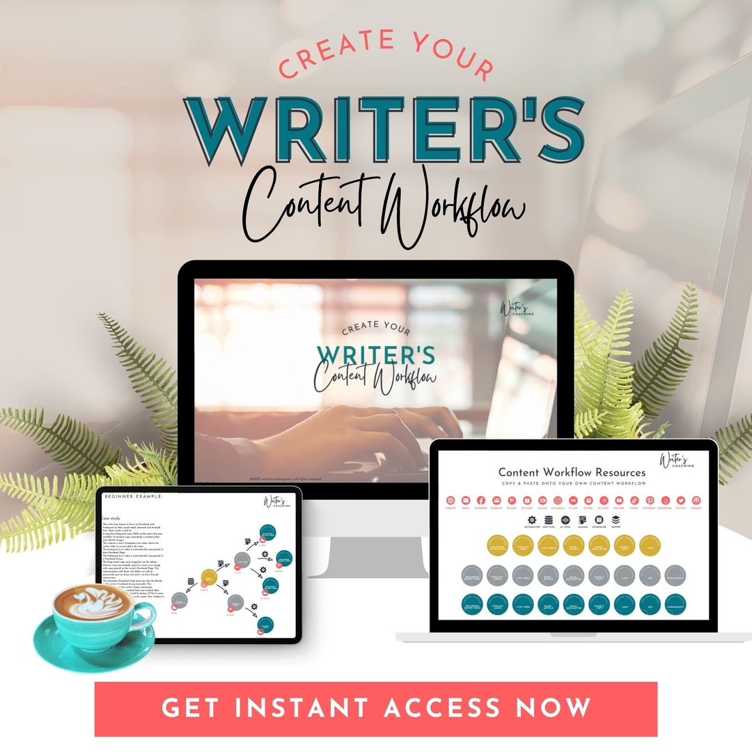 Create Your Writer's Content Workflow - Etsy