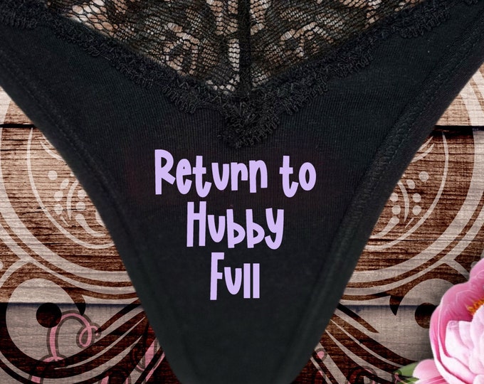High Waist Thong Hotwife Qos Queen of Spades Thong - Slutwear : Slutgear Return to Hubby Full - Etsy