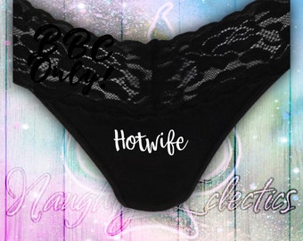 Vixen High Waist Thong Hotwife Qos Queen of Spades Thong Slutwear : Slutgear - Etsy