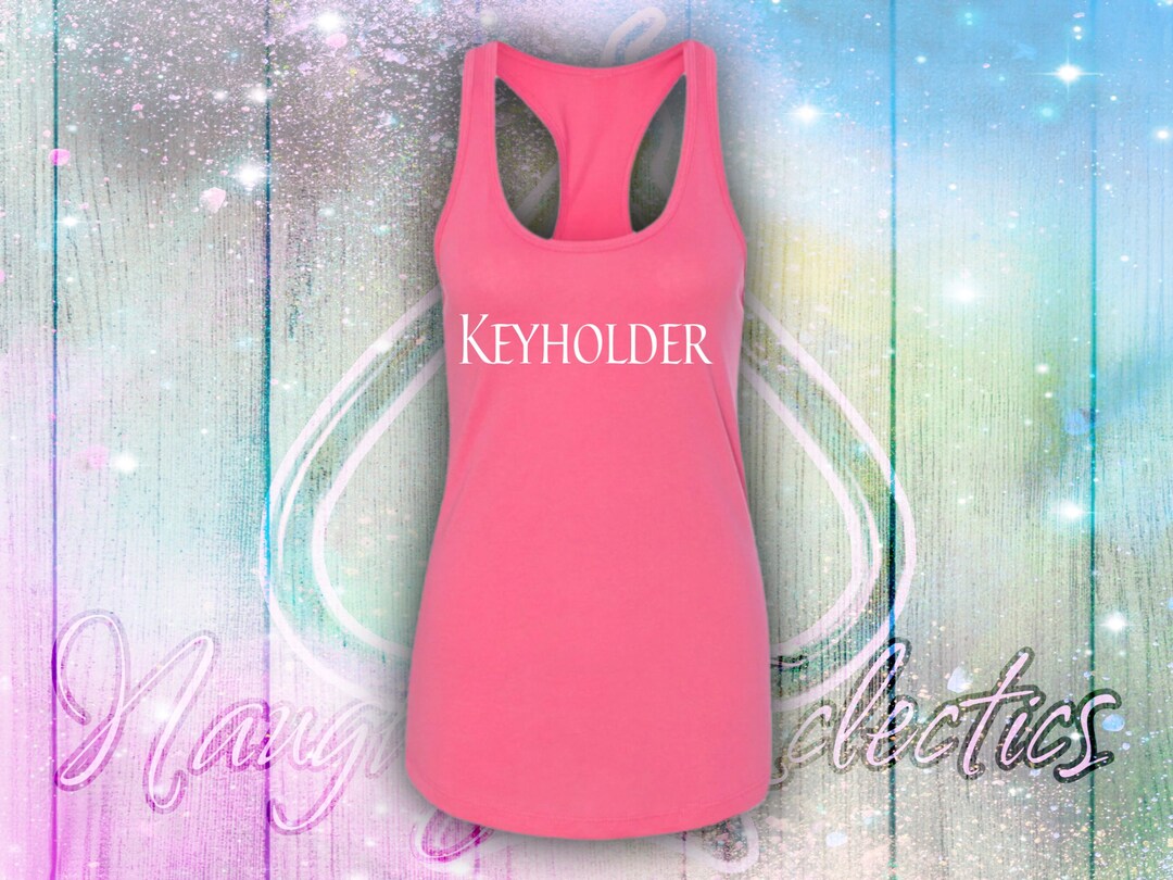 Keyholder Women's Racer Back Tank Top Slutwear - Etsy
