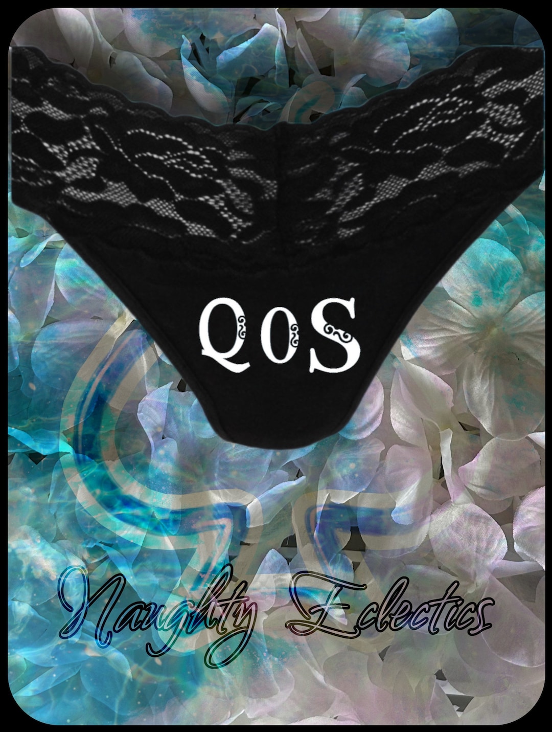 Qos Thong Slutwear Hotwife Vixen Slut Etsy