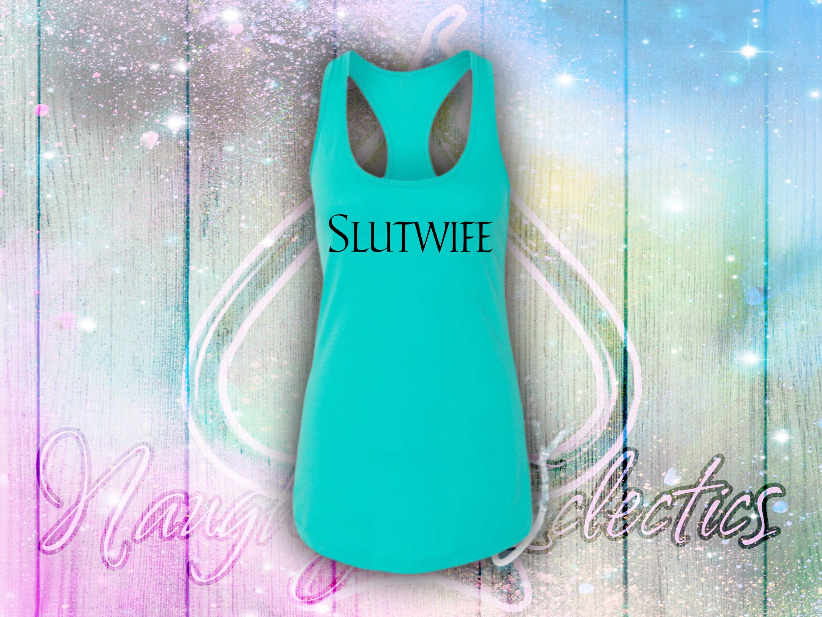 Slutwife Slut Wife Women's Racer Back Tank Top Slutwear - Etsy