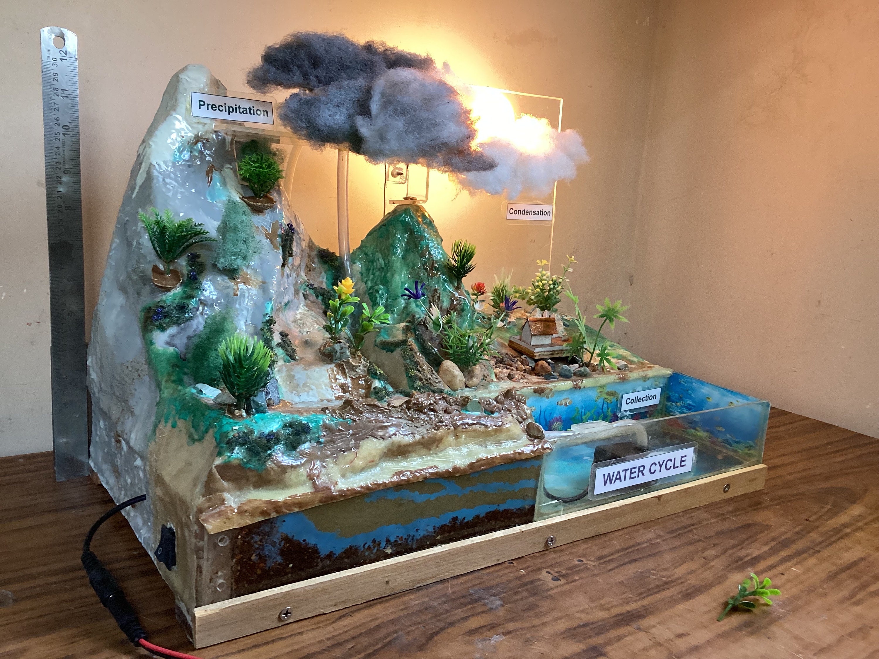 Hand Made Very Beautiful Water Cycle Working Model - Etsy