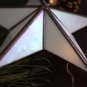 Glass Tree Topper, Christmas Star Tree Topper Christmas Ornament - Etsy