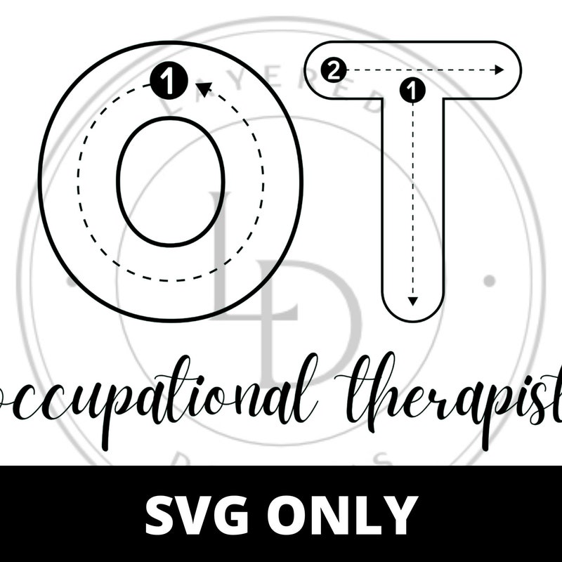Occupational Therapy Svg - Etsy