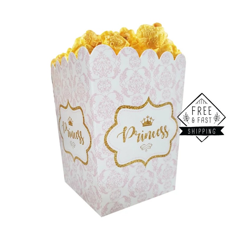 Princess Popcorn Box - Etsy
