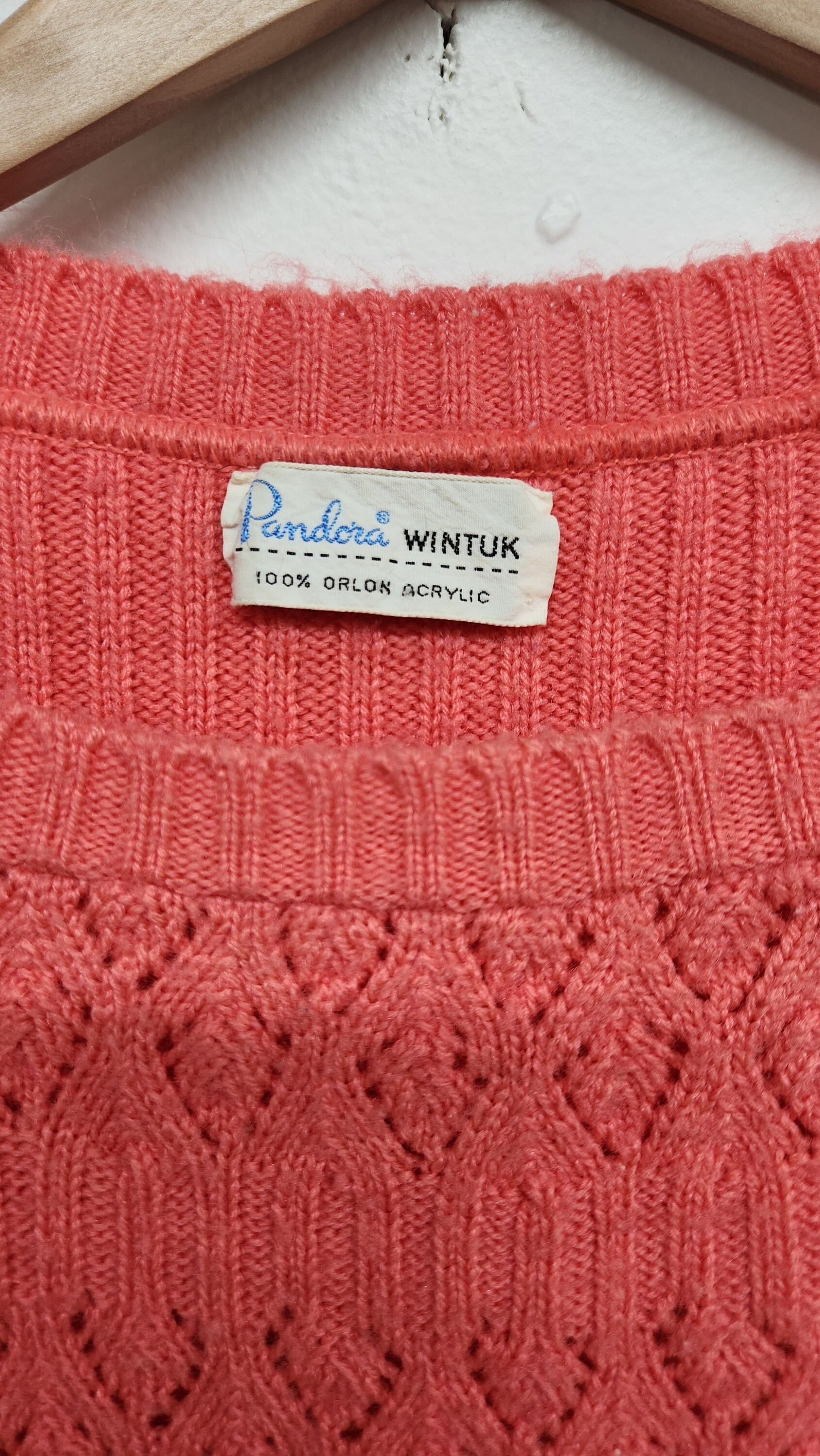 Vintage 50s Pandora Wintuk Beautiful Pink Orlon Acrylic Short - Etsy