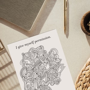 Eating Disorder Recovery Coloring Pages | Digital Download, Printable ...