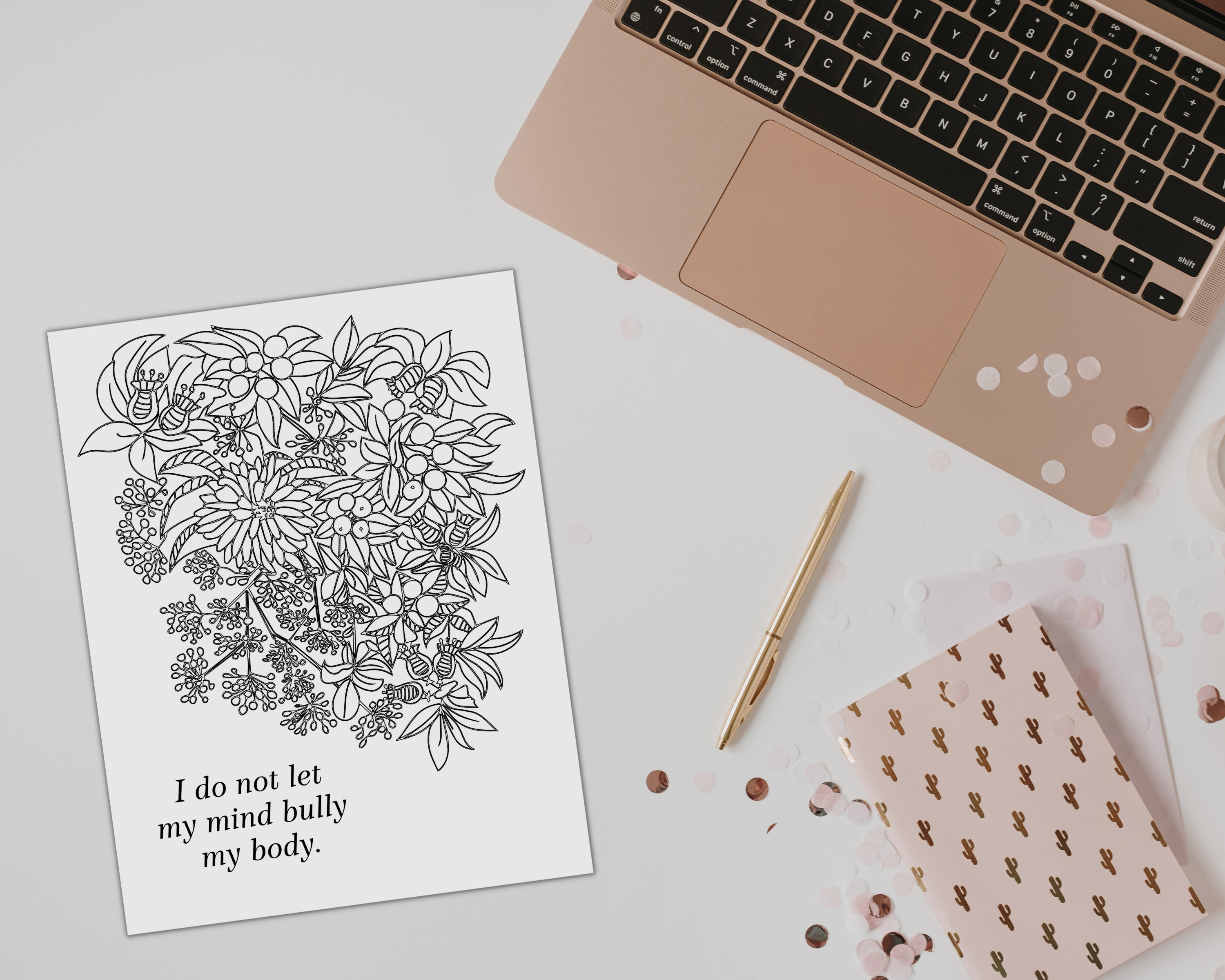 Eating Disorder Recovery Coloring Pages Digital Download, Printable ...