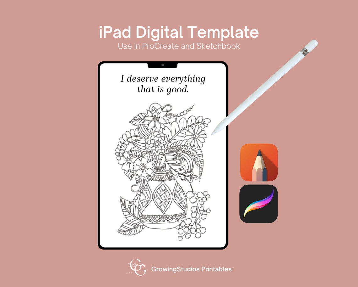 Eating Disorder Recovery Coloring Pages Digital Download, Printable ...