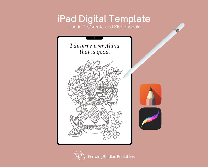 Eating Disorder Recovery Coloring Pages Digital Download, Printable ...