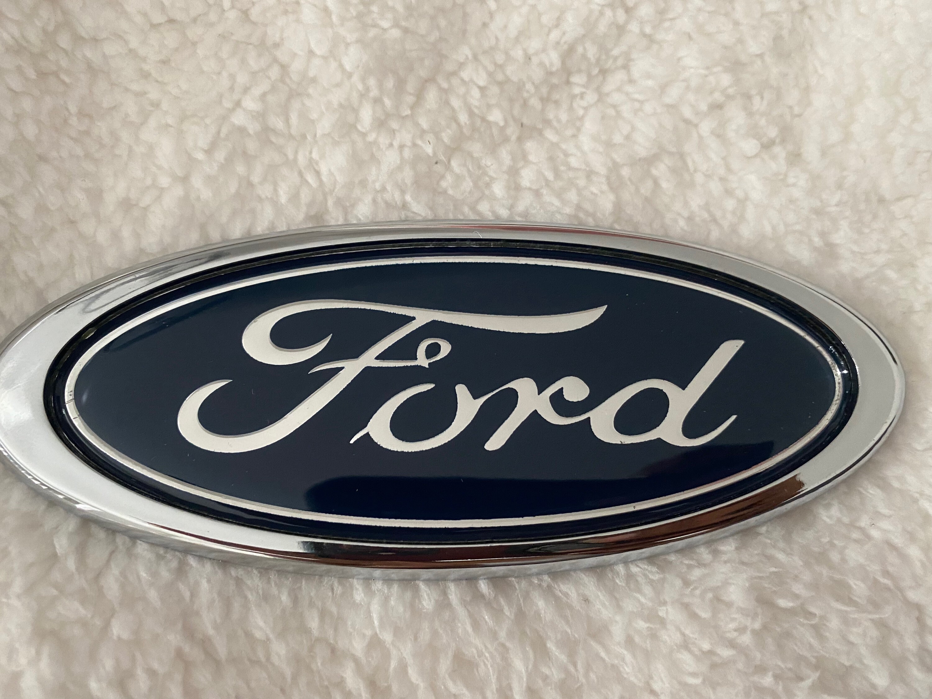 Ford Badge Navy Blue / Silver Car - Etsy