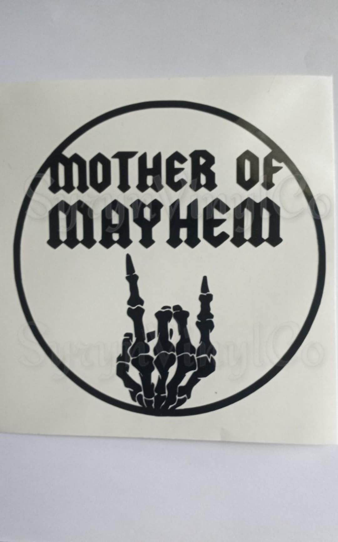 Mother of Mayhem| Rock on Vinyl Decal - Etsy