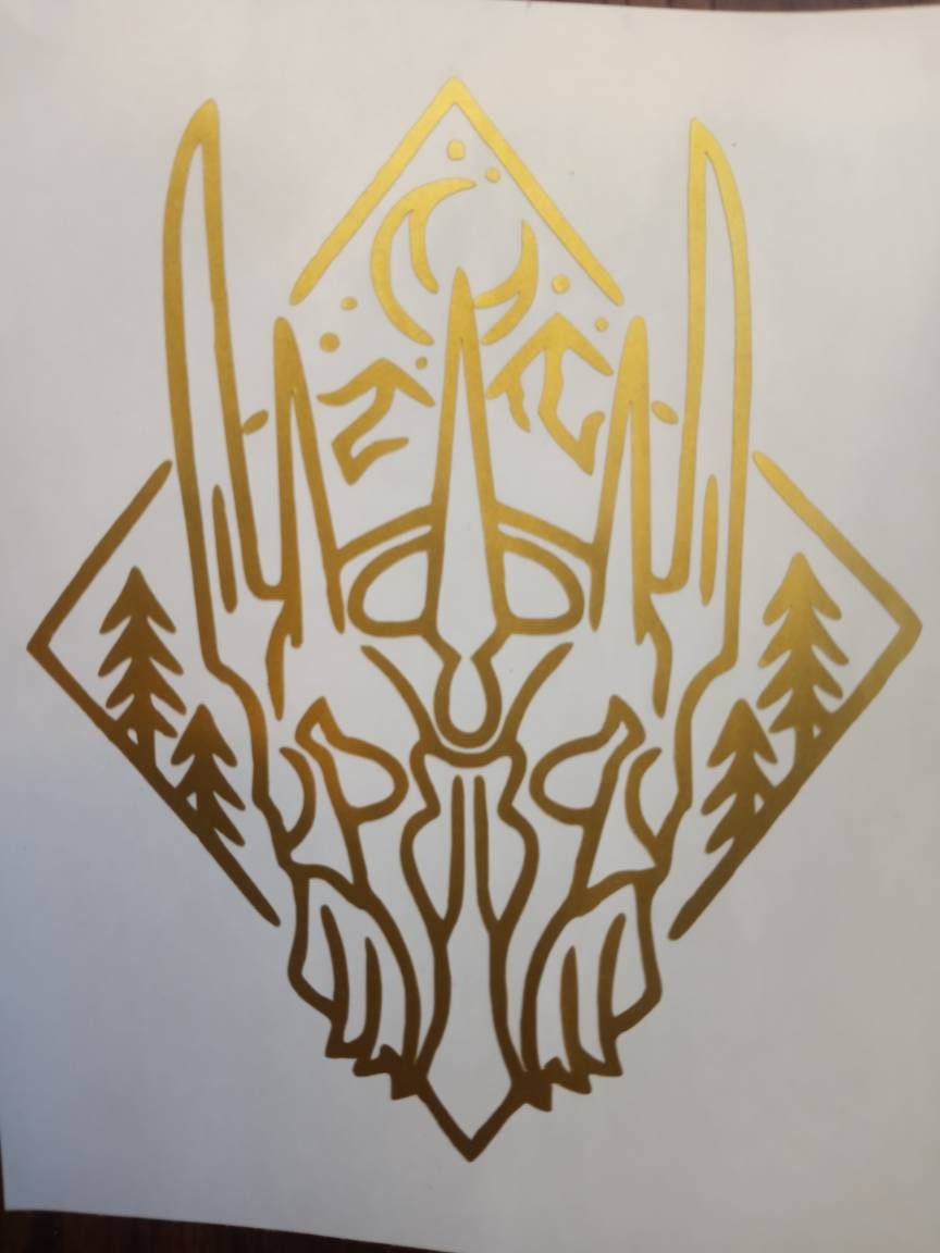 Sauron Lord of the Rings the Rings of Power Vinyl Decal - Etsy