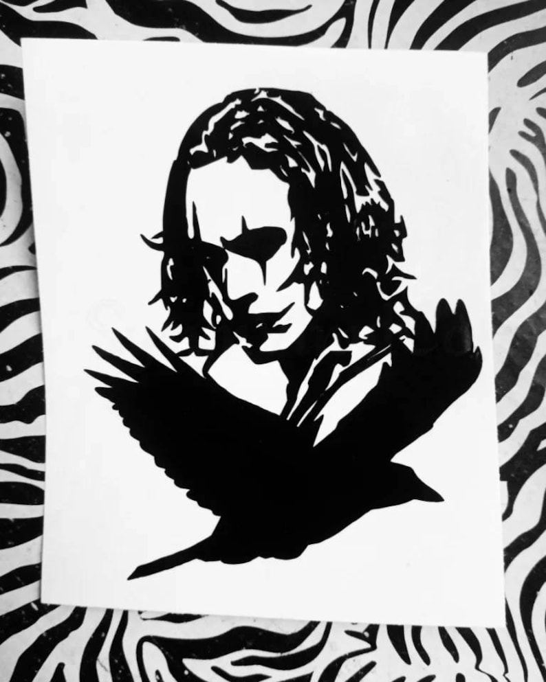 The Crow Vinyl Decal - Etsy