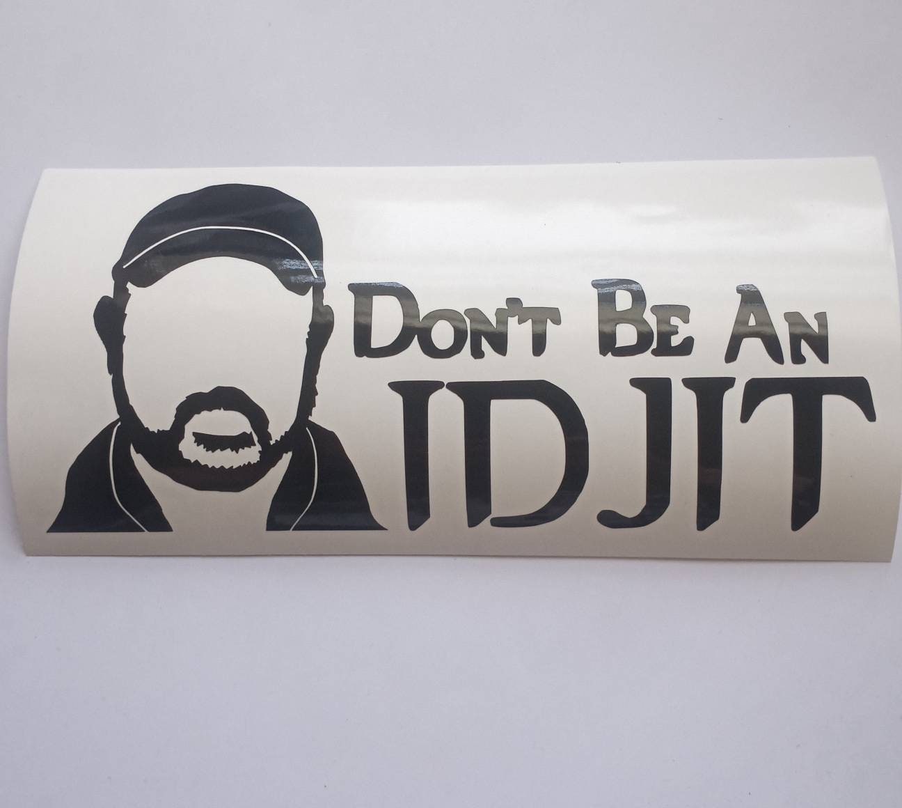 Don't Be an Idjit Supernatural Bobby Singer Vinyl - Etsy