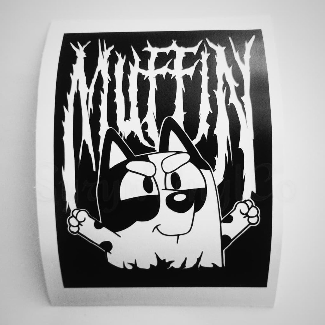 Metal Muffin Vinyl Decal - Etsy