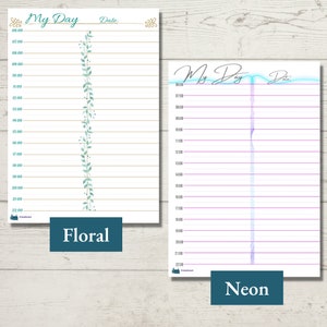 My Day | PRINTABLE PDF | Daily Planner | INSTANT Download | Daily Log ...