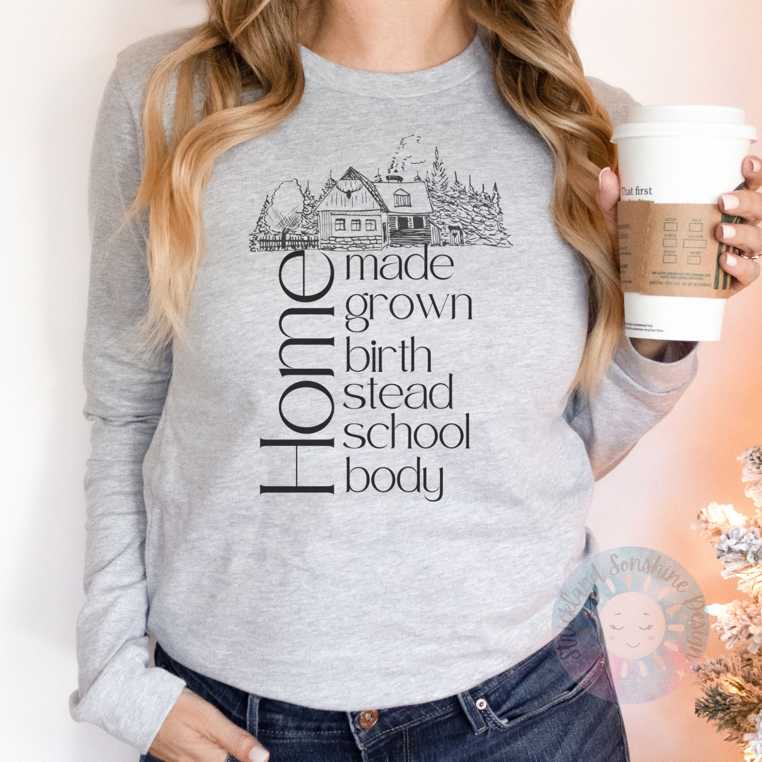 Homestead Homeschool Home Birth Home-made Home Grown Home Body Tee ...